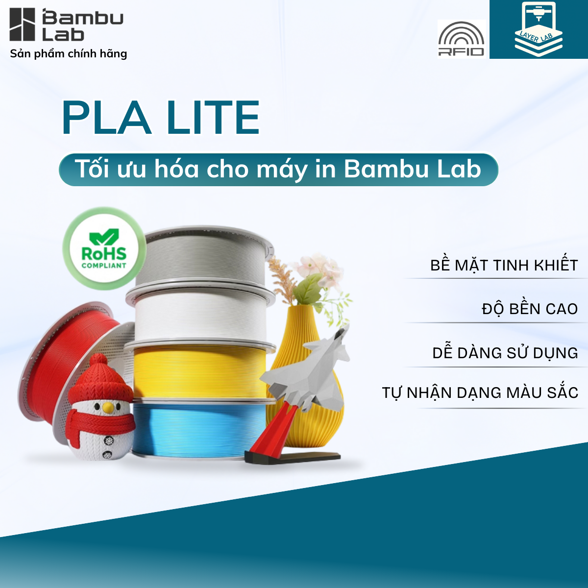 Bambu Lab Lite | Nhựa In 3D FDM – Layer Lab